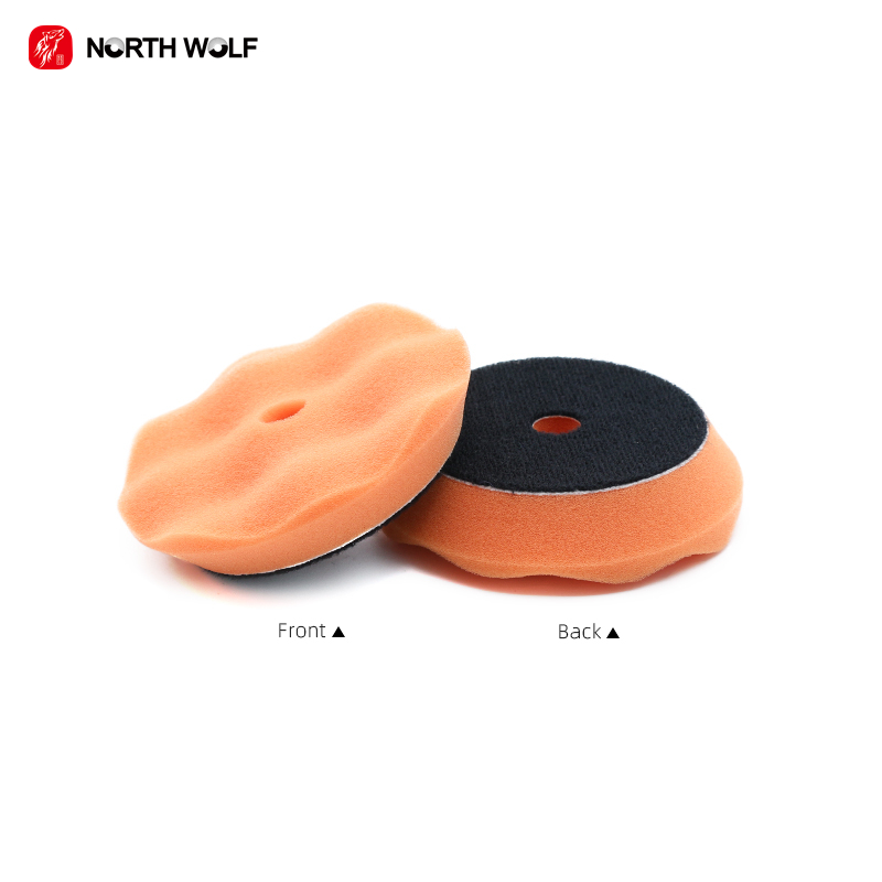 China North Wolf Waffle Car Sponge Foam Polishing Pad Wholesale Foam ...